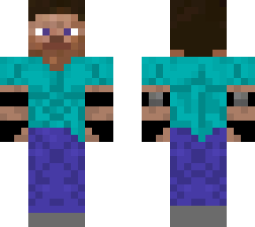 Muscular Steve w/ glove&elbow protector | Minecraft Skin