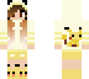 Pikachu Girl | Minecraft Skin