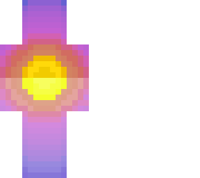 sunset pixel art | Minecraft Skin