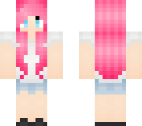 ThePinkDiamondDiva creater of Roomies Roelplay series | Minecraft Skin