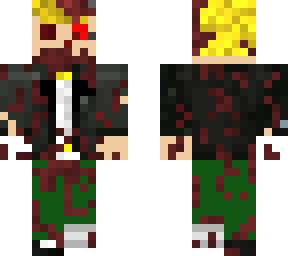 Zombie Dispencer cyborg | Minecraft Skin