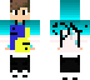 a caracter with python logo | Minecraft Skin