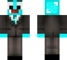 Diamond Skippy In Suit | Minecraft Skin
