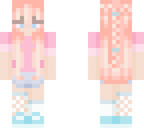 Cute Pink Girl | Minecraft Skin