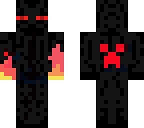 Fire Enderman | Minecraft Skins