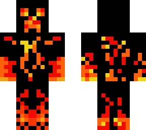 Lava Creeper | Minecraft Skins