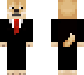 Doge in full suit v2 | Minecraft Skin