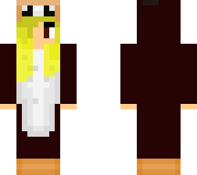 Elegant porg girl | Minecraft Skin
