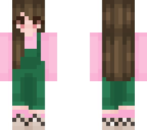 Girl In Overalls | Minecraft Skins