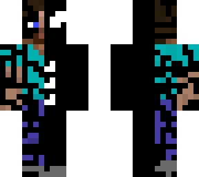 Half Venom Steve | Minecraft Skin