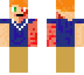 infected boy half human half zombie | Minecraft Skin