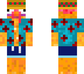 Mexican Rooster (slim) | Minecraft Skin