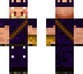 Piglin king with Netherite armor | Minecraft Skin