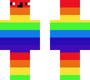 Rainbow Derp | Minecraft Skins