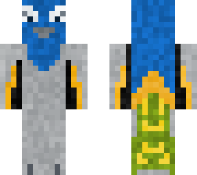 Blue Peacock-Skin | Minecraft Skin