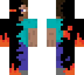 in the night devil day steve | Minecraft Skin