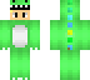 Oscurlod con traje de dinosaurio | Minecraft Skin