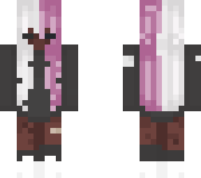Split hair girl | Minecraft Skin