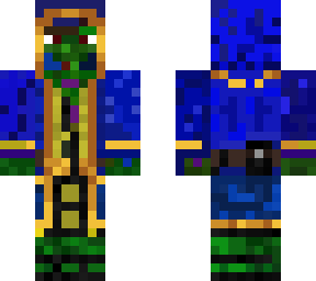 Zombiefied Wandering Trader | Minecraft Skin