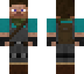 Apocalypse Survivor Steve (3D) | Minecraft Skin