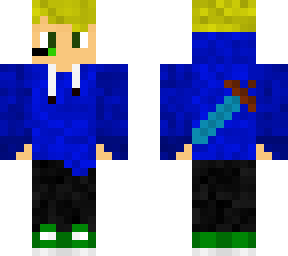 Blue Hood Boy | Minecraft Skin