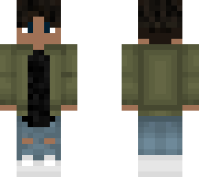 Green bomber jacket | Minecraft Skin