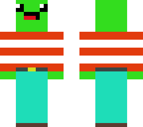 Green noob | Minecraft Skin