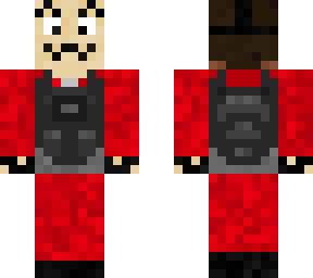 Money Heist Steve | Minecraft Skin
