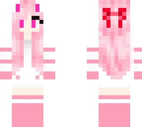 Pink Cat | Minecraft Skin