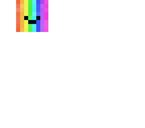 Rainbow derp pfp :) | Minecraft Skin