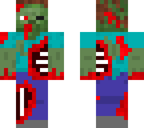 Realistic Zombie | Minecraft Skin