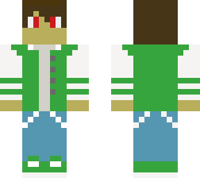 Green Letterman Jacket | Minecraft Skin