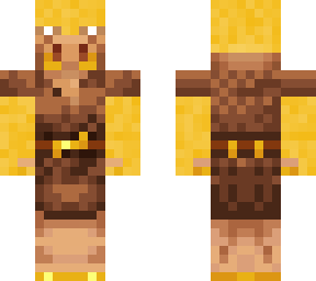 Piglin dude with some gold armor | Minecraft Skin