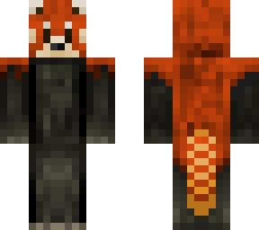 red panda, edited | Minecraft Skin