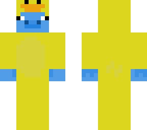 baby blue technoblade with duck suit | Minecraft Skin