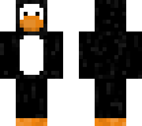 Club penguin black | Minecraft Skin