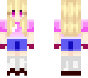 Ft. Chica skin human | Minecraft Skin