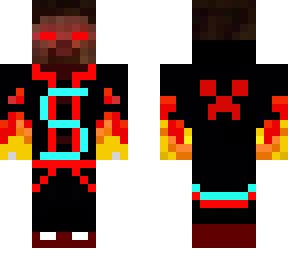 Herobrine with red eyes | Minecraft Skin