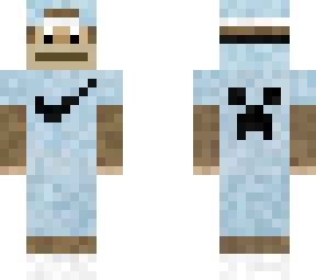 Light Blue Monkey | Minecraft Skin