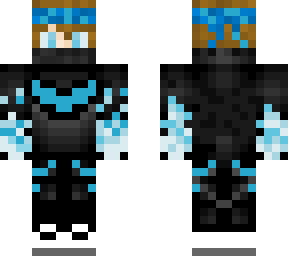 light blue ninja boy re-re-upload | Minecraft Skin
