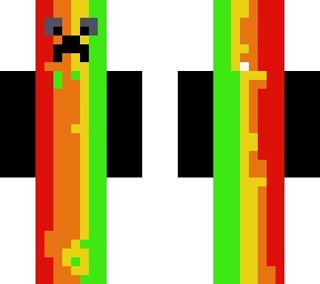 Rainbow Creeper | Minecraft Skins