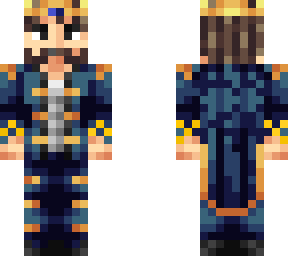 Royal Blue King | Minecraft Skin