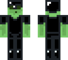 Slime Black Armor | Minecraft Skin