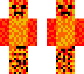 Lava Creeper | Minecraft Skins