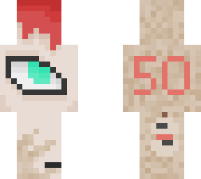 50 Followers!! (Gaara pixel art) | Minecraft Skin