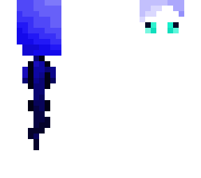 Blue hair base for contest | Minecraft Skin