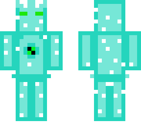 Diamond Alien x | Minecraft Skin