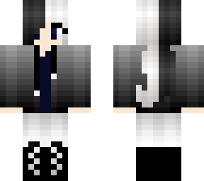 Gray Greaser Girl | Minecraft Skin