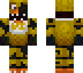 Withered Chica | Minecraft Skin