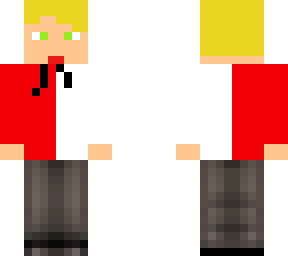Minecraft boy - Red and White | Minecraft Skin